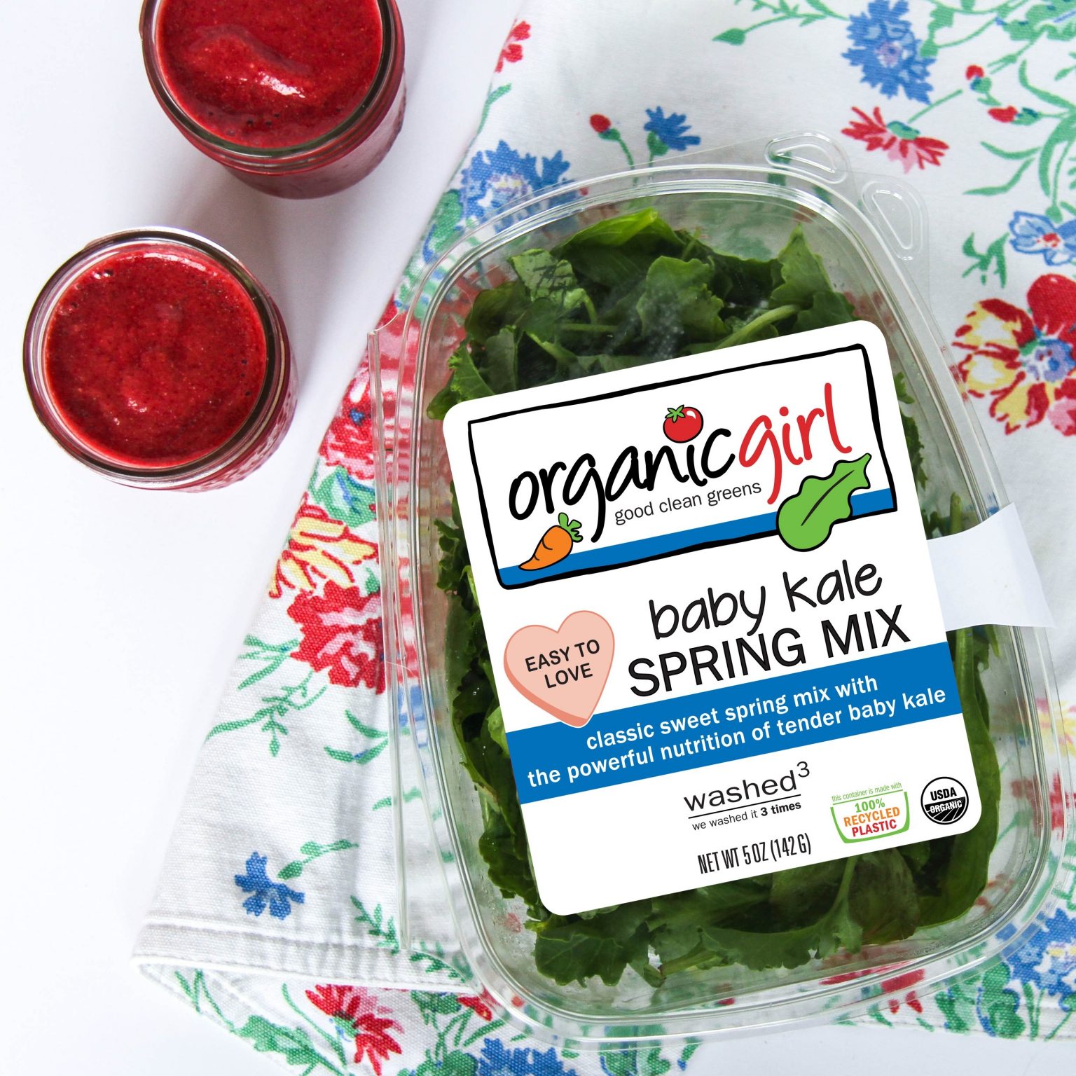 antioxidant boost baby kale smoothie | organicgirl