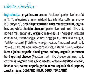 website ingredients white cheddar - iloveorganicgirl