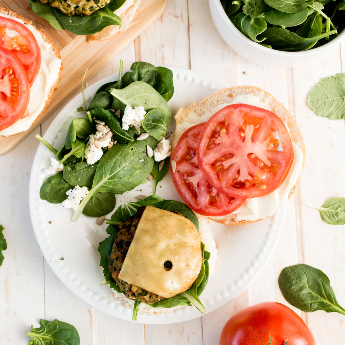 organicgirl_SpinachSwissBurger_Vertical-1 - iloveorganicgirl