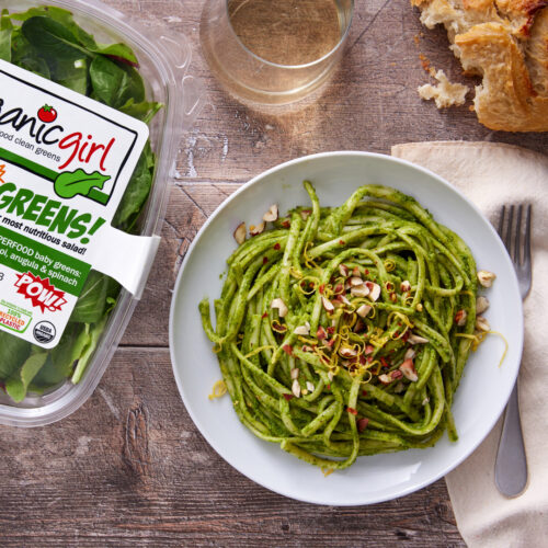 hazelnut green pasta - iloveorganicgirl